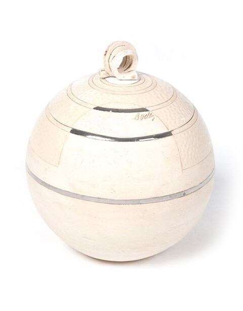 Artistic Ceramic Funeral Urn 'Circle of life' light-brown | legendURN US
