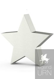 Stainless steel urn star 100: a light-catching memorial | legendURN US