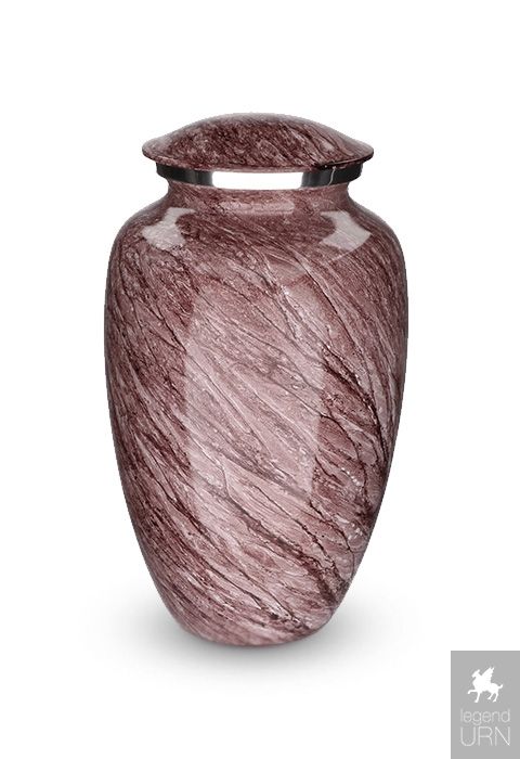 Aluminium Cremation Urn 'Elegance' granite look | legendURN US