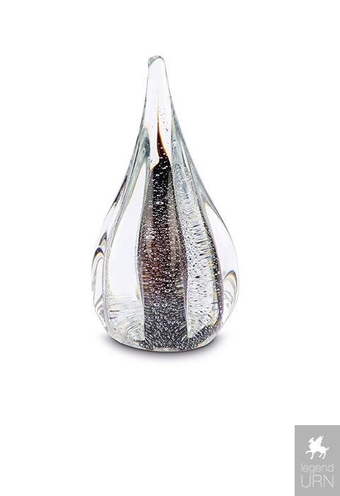 legendURN | Crystal glass keepsake ashes urn 'Sparkle', a true work of ...