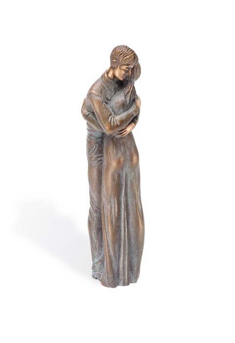 The Embrace Grave Statue in Bronze | legendURN US