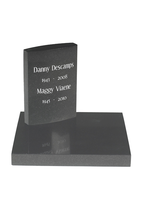 Granite cremation urn gravestone with quiet presence | legendURN US