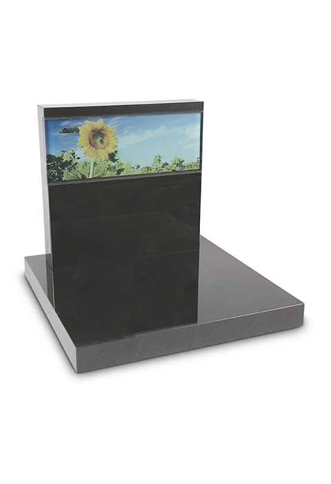 Modern Memorial Monument with personal colour picture | legendURN US